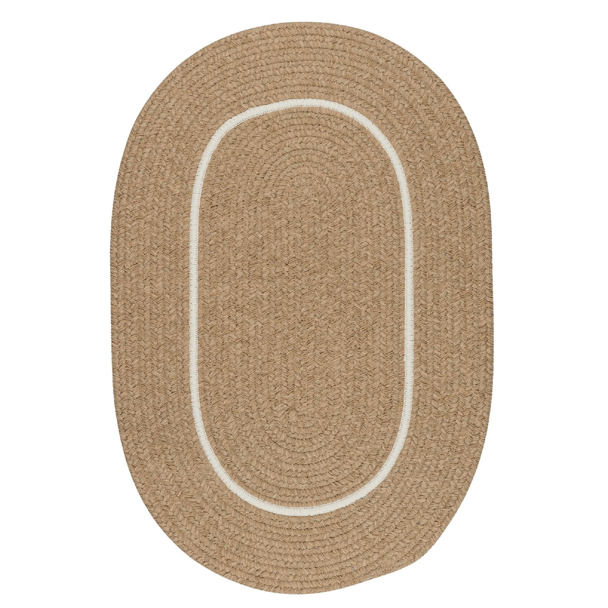 Colonial Mills 6' Beige and White Round Area Throw Rug - Walmart.com