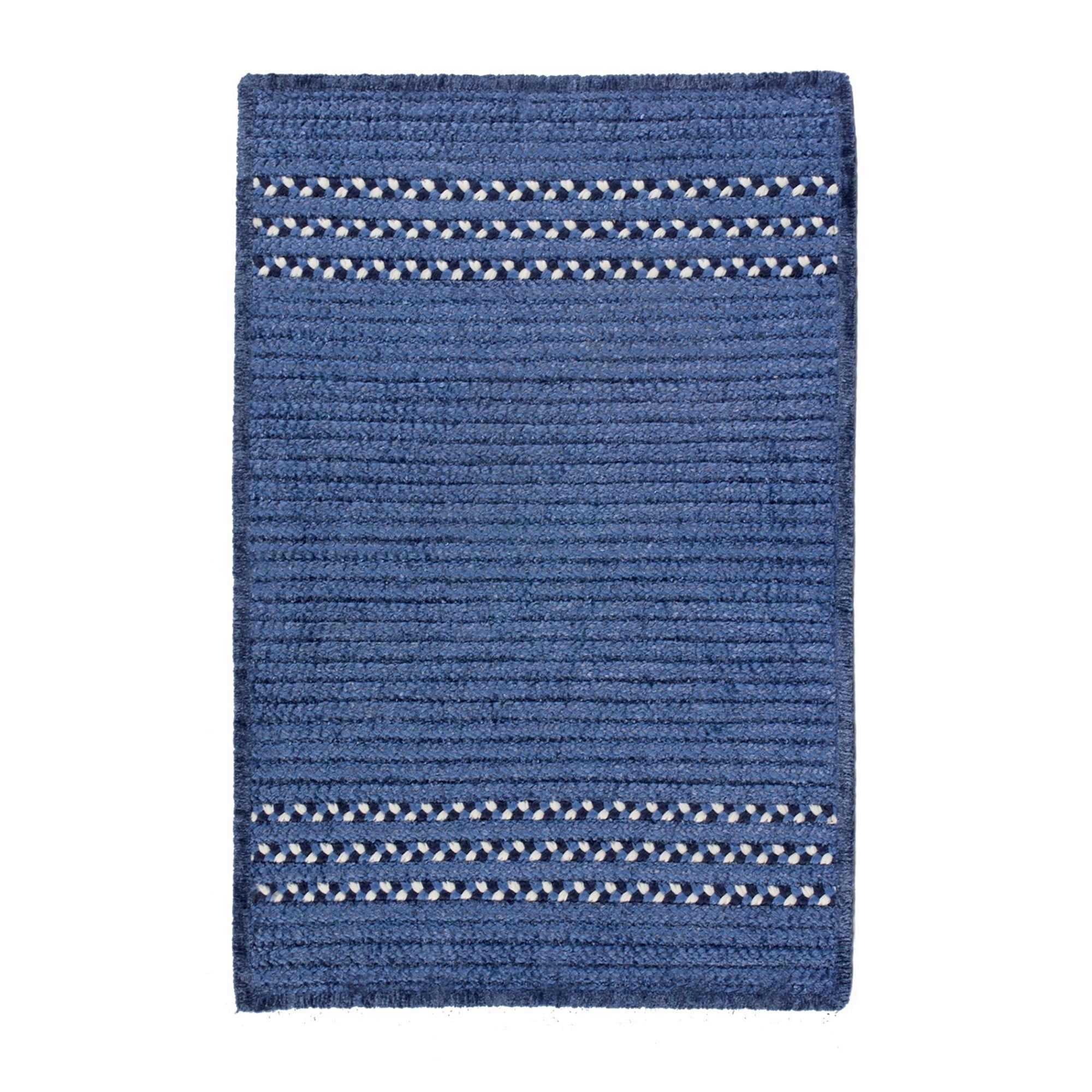 Colonial Mills Skyrim Indoor Soft Chenilled Braided Kids Rug Blue 4X7 4 ...