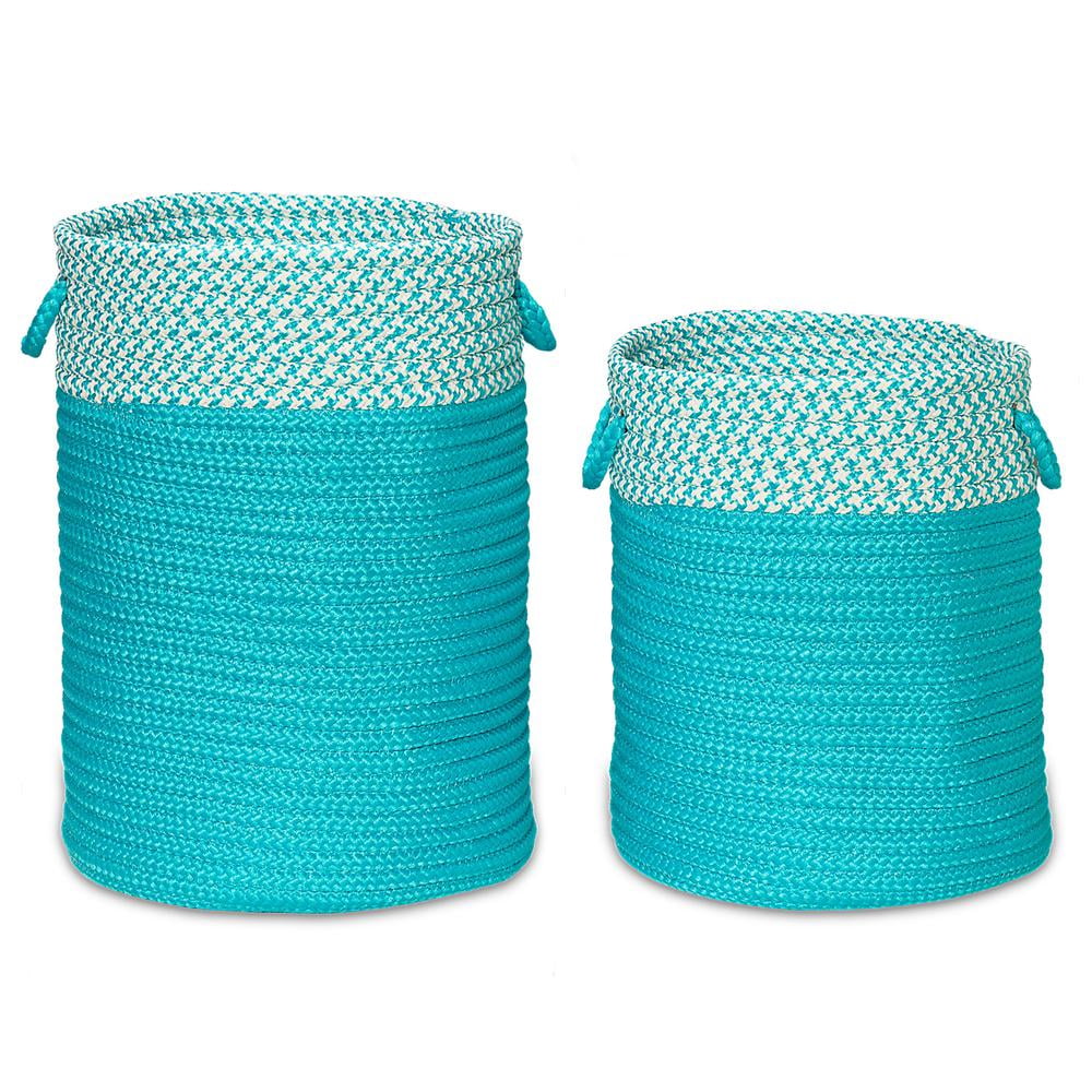 Colonial Mills Splash In-Outdoor Hampers - Aqua 15"x15"x18" - Walmart.com