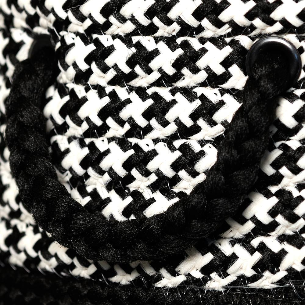 Colonial Mills Splash in-Outdoor Braided Hamper, 15"x15"x18", Black ...