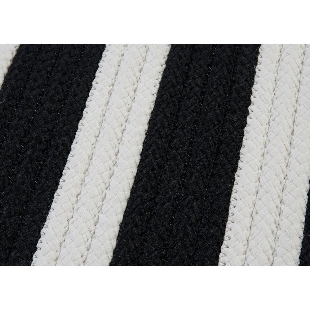 Colonial Mills Stripe It - Black White 7' square - Walmart.com