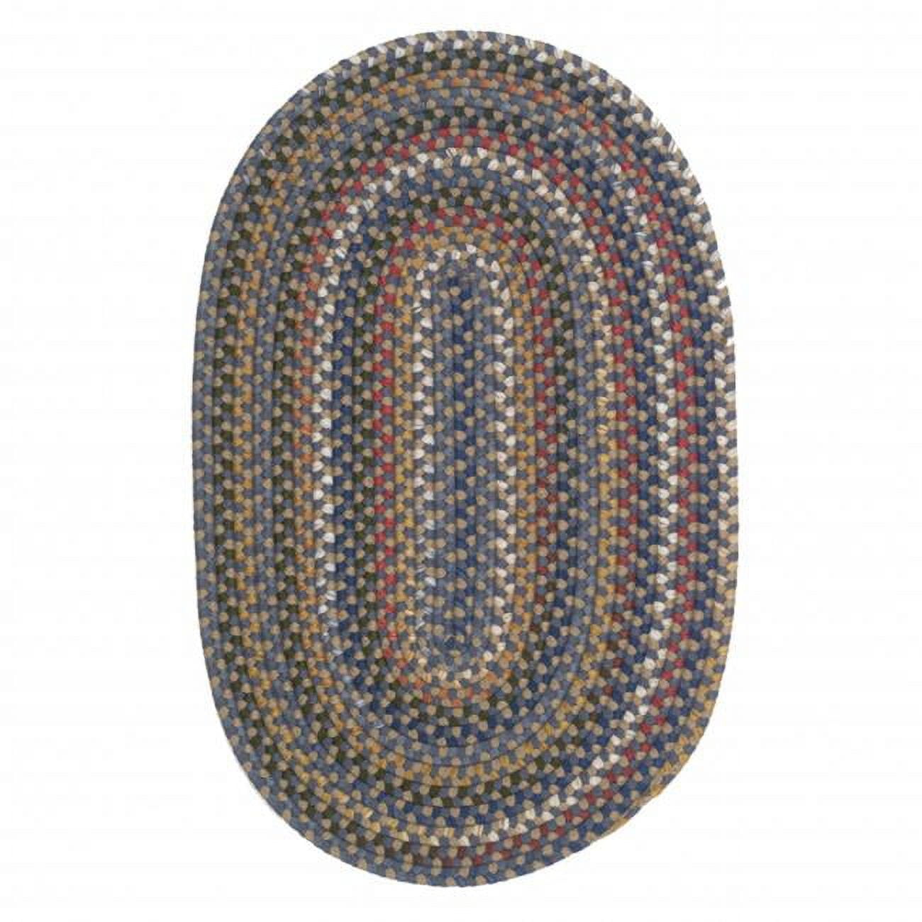 Colonial Mills Wayland Handmade Farmhouse Multicolor Braided Oval Rug ...