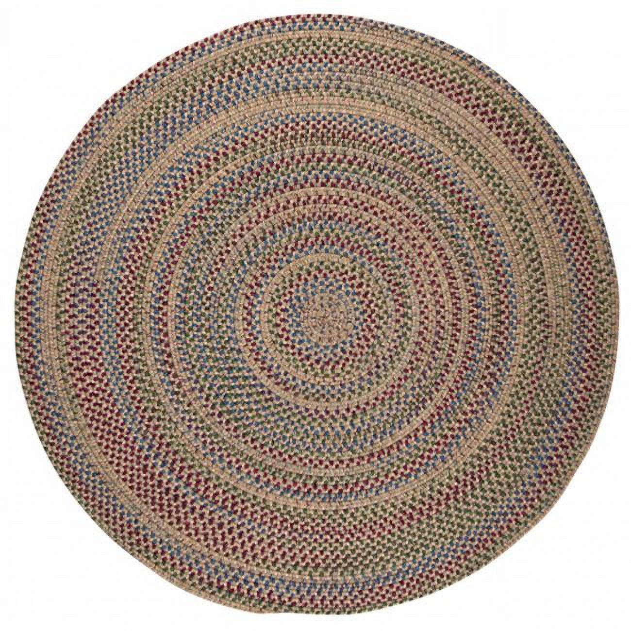 Colonial Mills Worley Rustic Braided Round Rug Natural 5x5 5' Round ...