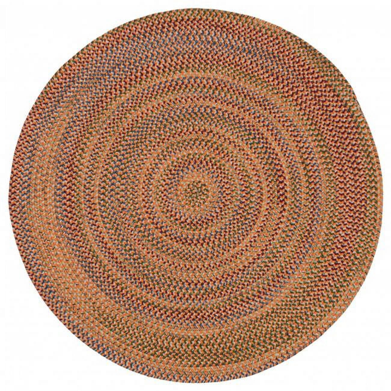 Colonial Mills Worley Rustic Braided Round Rug Orange 10x10 10' Round ...