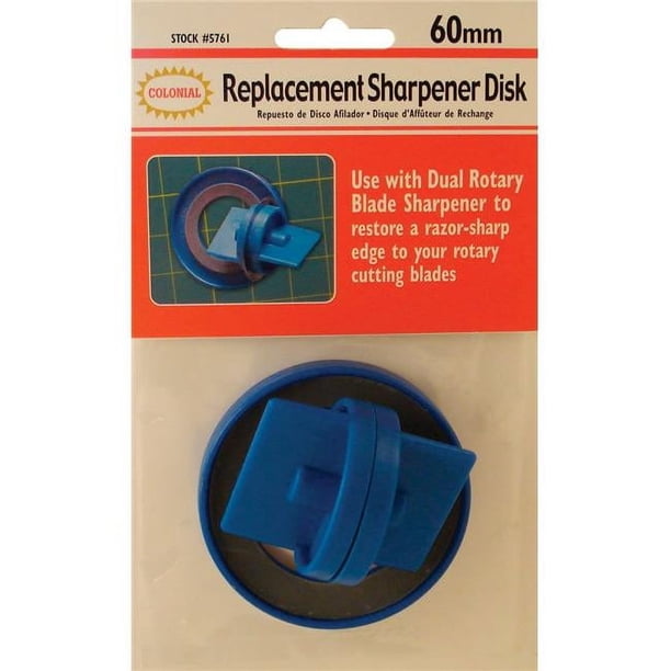 Colonial Needle 5760 60 mm Rotary Blade Sharpener for Blades - Walmart ...