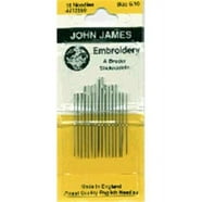 Colonial Needle Stainless Steel Quilting Needles, Size 8, 4/Pkg ...