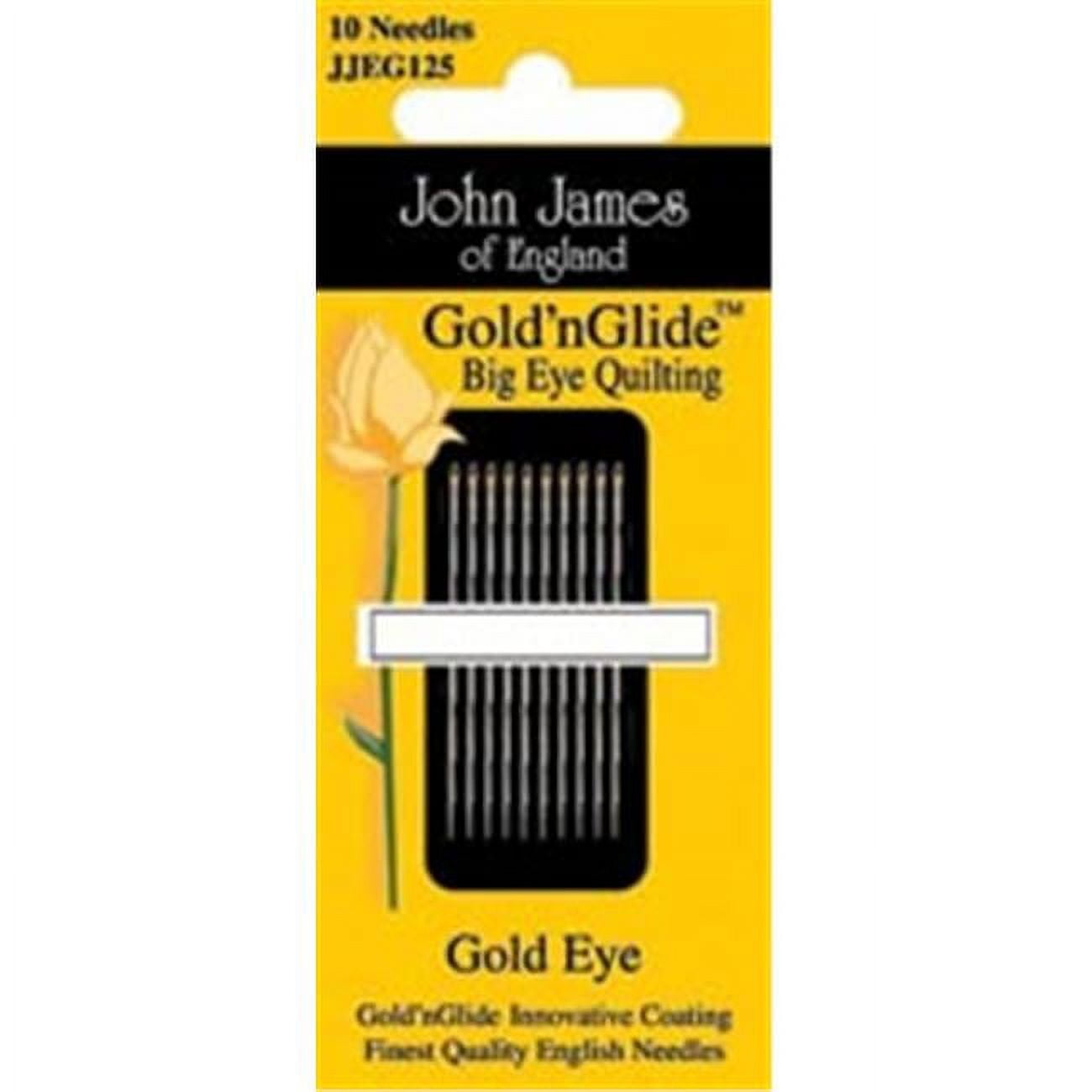Colonial Needle 73782 Goldn Glide Big Eye Quilting Needles -Size 11 10 ...