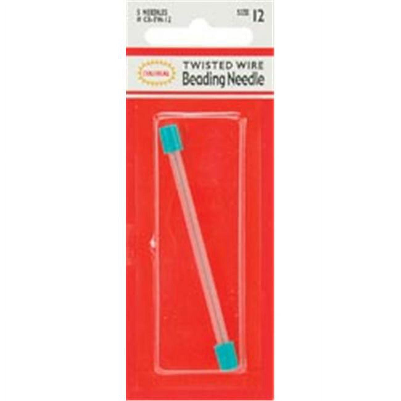 Colonial Needle Twisted Wire Beading Needles-Size 12 5/Pkg - Walmart ...