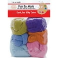 Colonial Paint Box Wools .33oz 6/Pkg-Earth, Sea & Sky -Orn/Olv/Pur/Pk ...