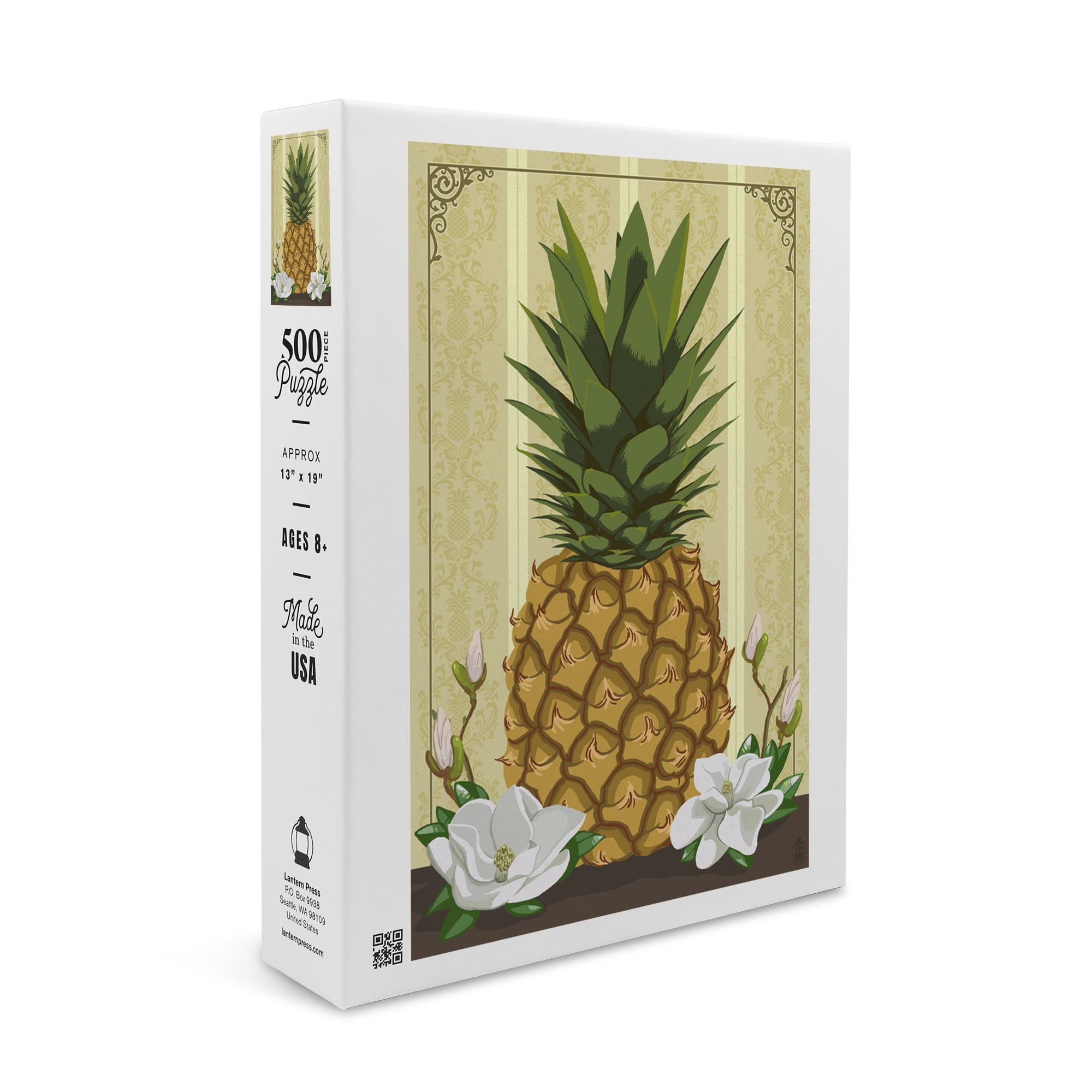 Colonial Pineapple with Magnolias (19x27 inches, Premium 500 Piece ...