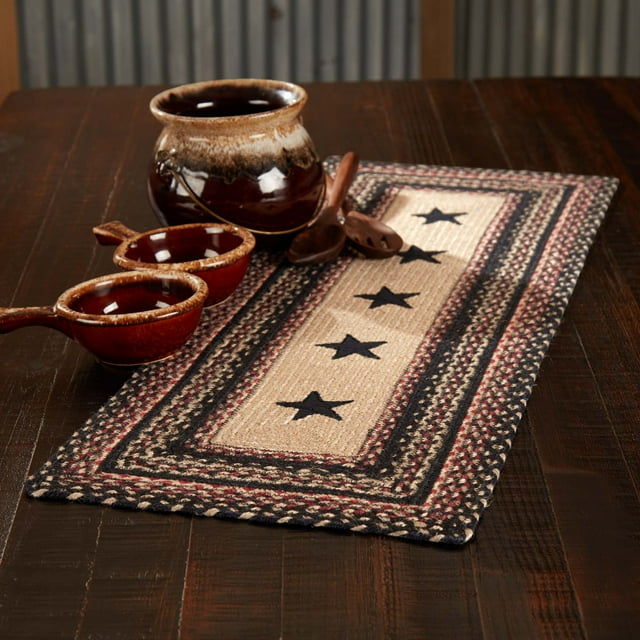 Colonial Star Jute Rect Runner 13x36 - Walmart.com