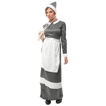 Pilgrim Woman Settler Adult Costume - Walmart.com
