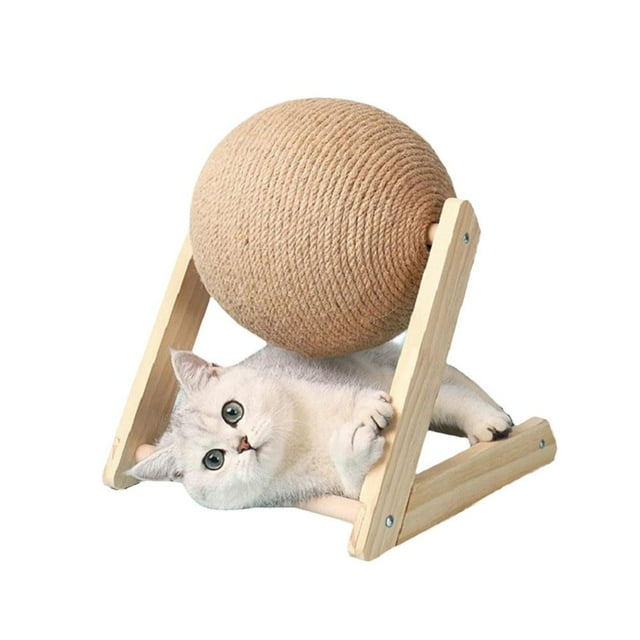 Coloody Cat Scratcher Toy Natural Sisal Cat Scratching Ball For Cat ...