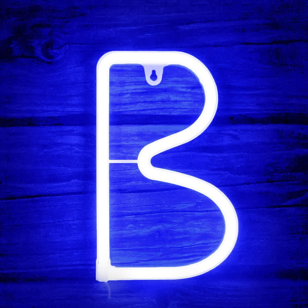 Coloody Light Up Letters Neon Signs Battery/USB Powered Letter Lights ...