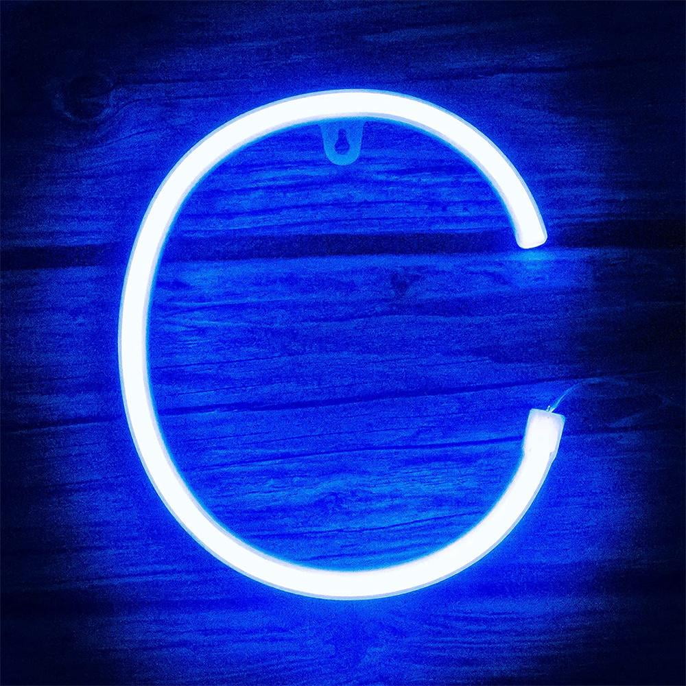 Coloody Light Up Letters Neon Signs Battery/USB Powered Letter Lights ...