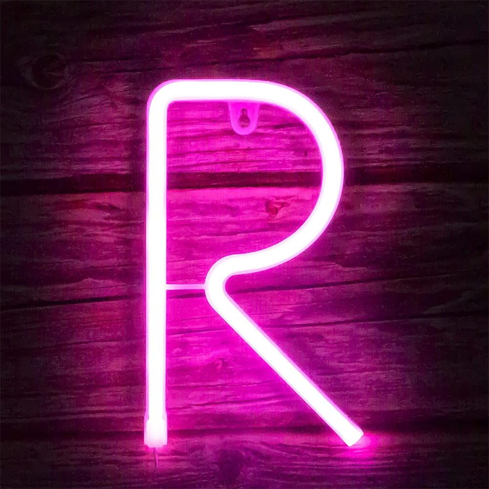 Coloody Light Up Letters Neon Signs Battery/USB Powered Letter Lights ...