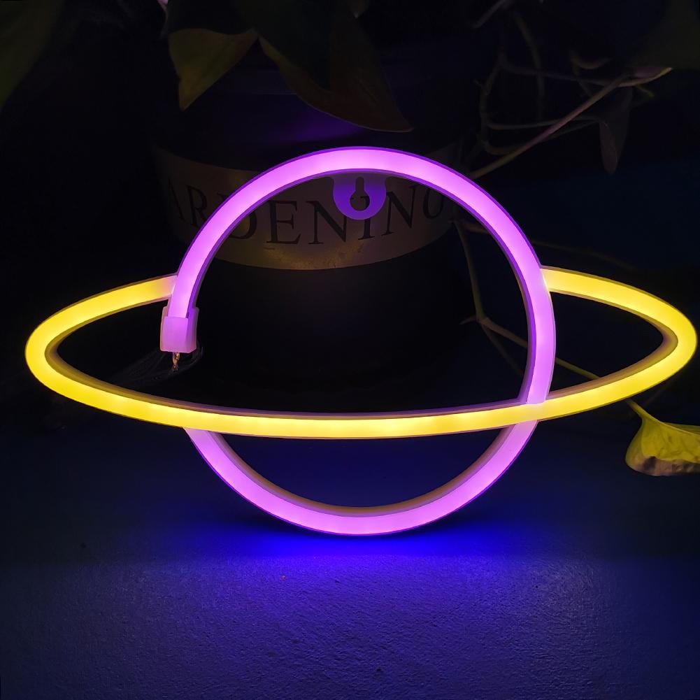 Coloody Planet Neon Lights LED Neon Light Sign Neon Wall Light Battery ...