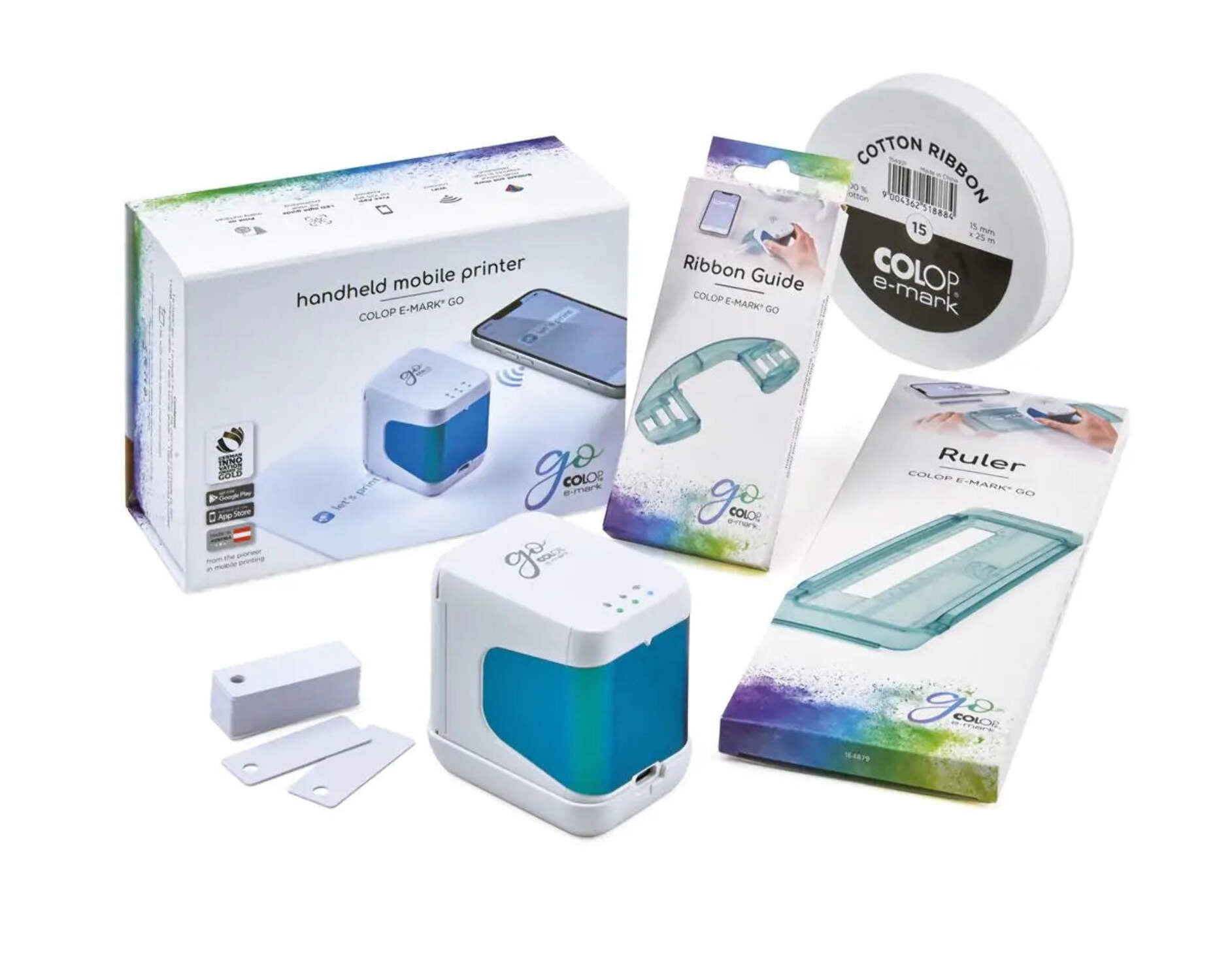 Colop E-Mark GO Bundle Mobile Printer - Walmart.com