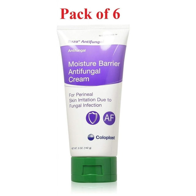 Coloplast Baza Moisture Barrier Antifungal Cream 5 oz (Pack of 6 ...