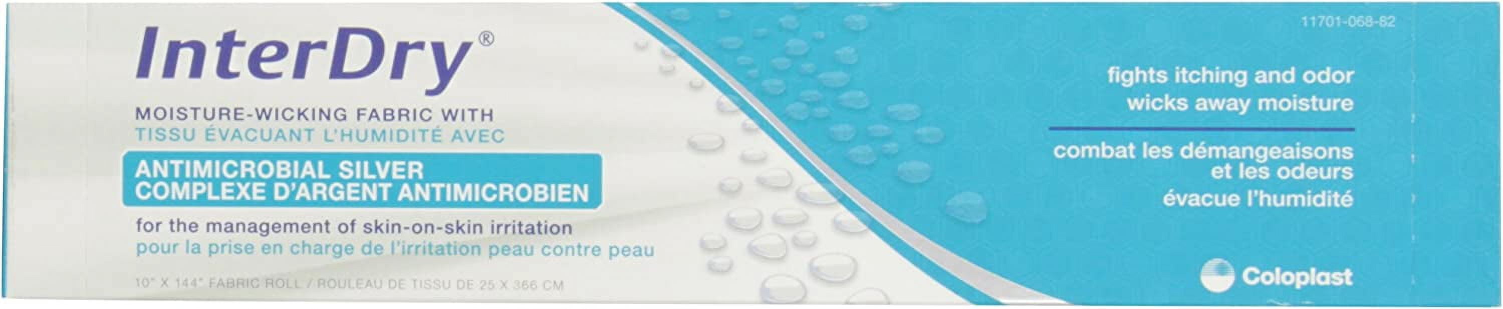 Coloplast Inc 627910 Interdry Textile With Antiicrobial Silver Complex ...