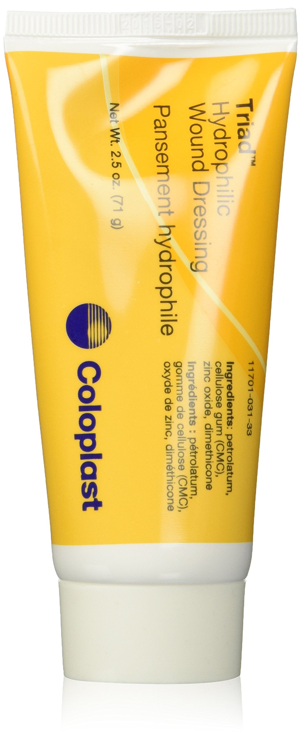 Coloplast Triad Hydrophilic Wound Dressing, 2.5 Oz Tube (621964 ...