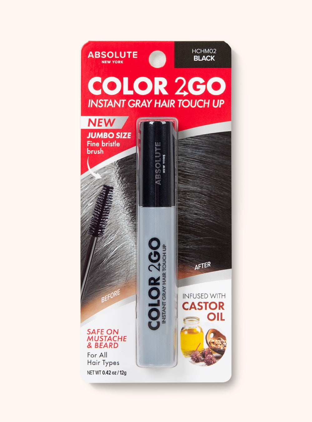 Color 2 Go - Instant Root Touch Up Hair Mascara - Walmart.com