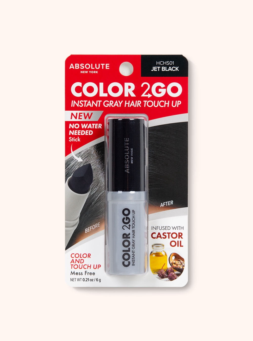 Color 2 Go - Instant Root Touch Up Hair Stick - Walmart.com