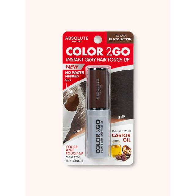 Color 2 Go - Instant Root Touch Up Hair Stick - Walmart.com