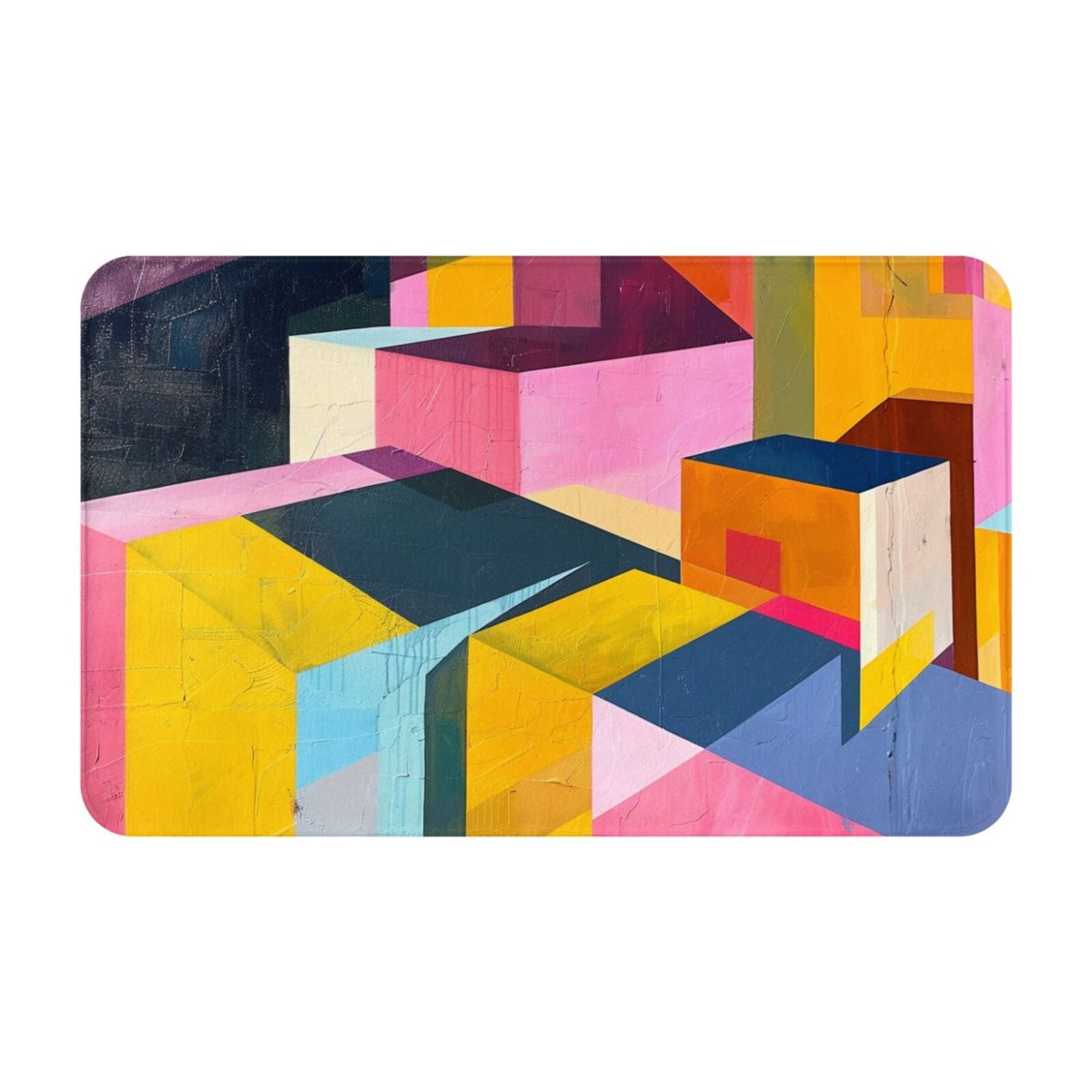 Color 3D Plate Rugs Washable Cover Floor Rug Carpets Home Decorations ...