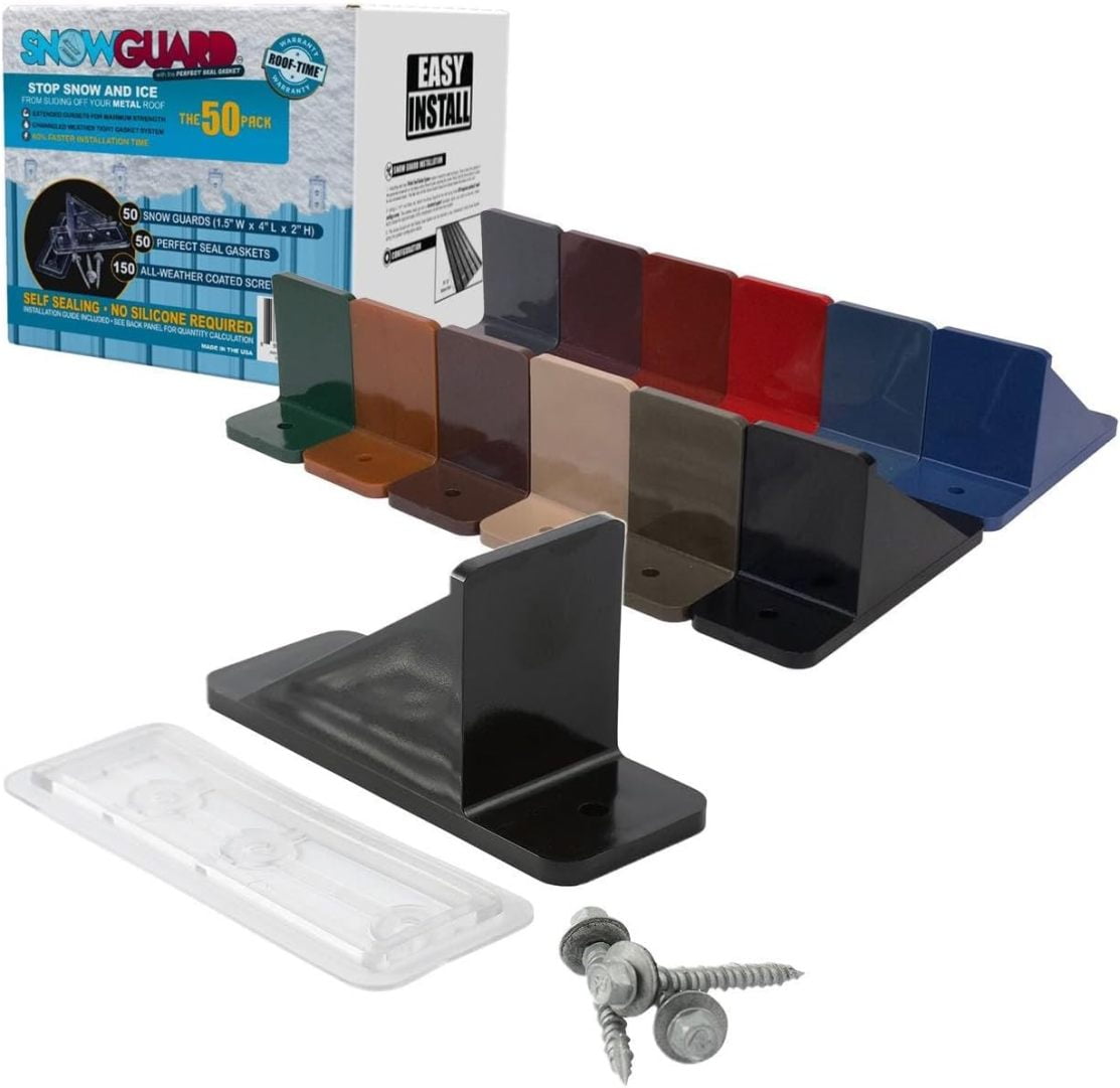 Color 50 Qty Commercial Bulk Pack (Snow Guards, Perfect Seal Gaskets ...