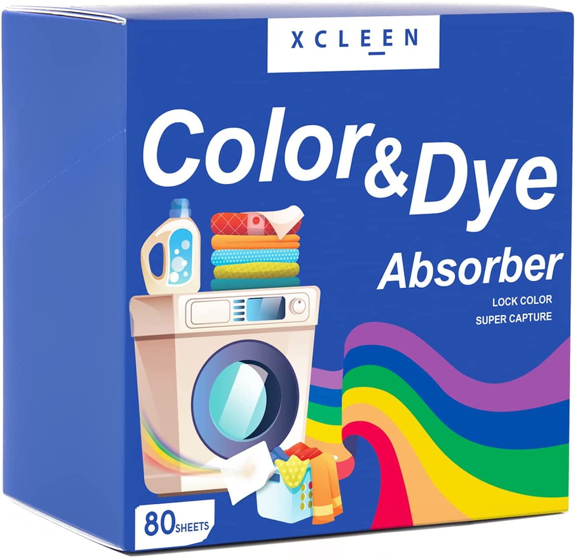 Color Absorber Laundry Sheets 80 Count, Dye Catcher to Prevent Clothes ...