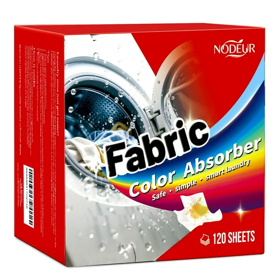 Nodeur Color Absorber Laundry Sheets 120Count, Dye Catcher to Prevent ...