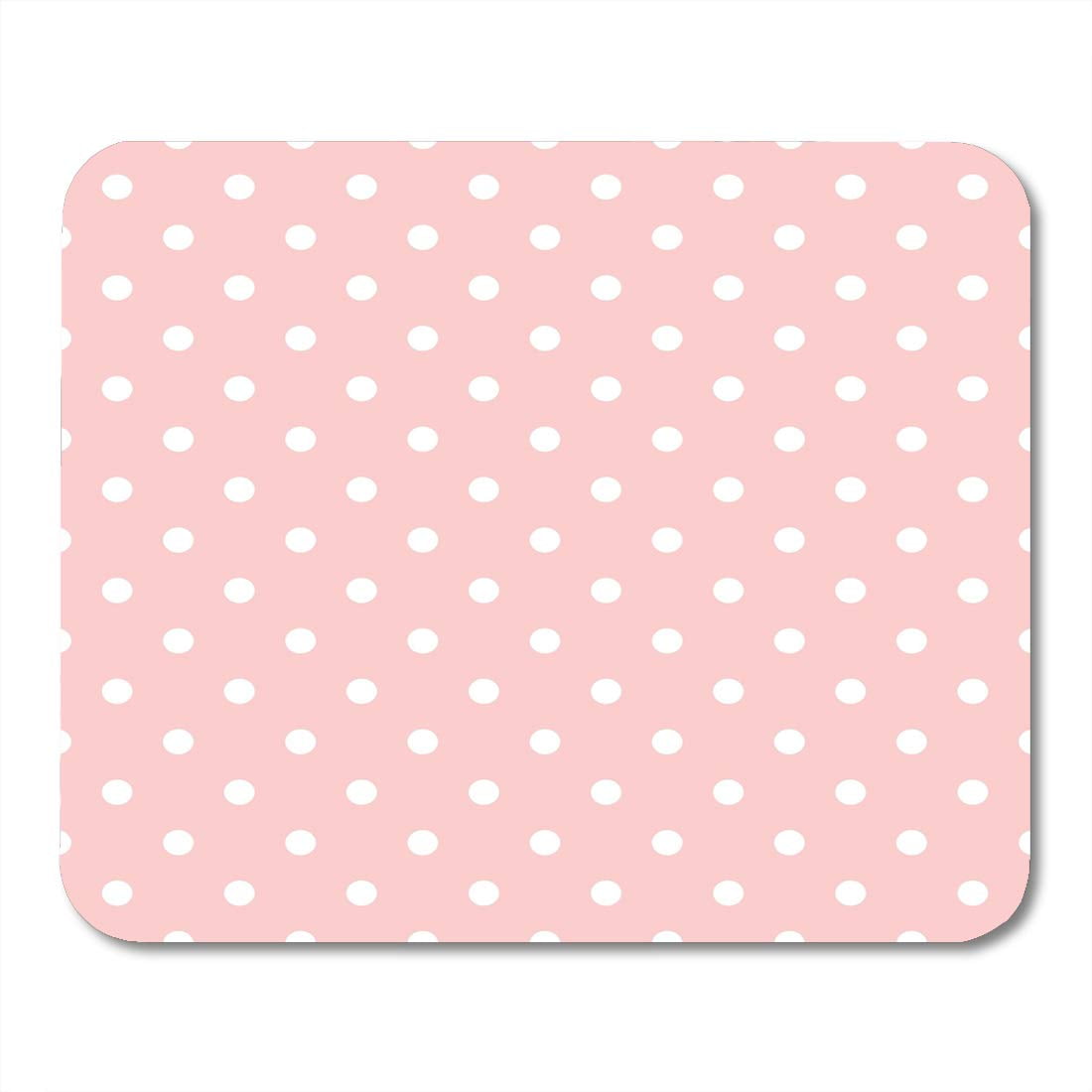 Color Abstract Pattern with White Polka Dots on Pastel Pink Baby Dotted ...