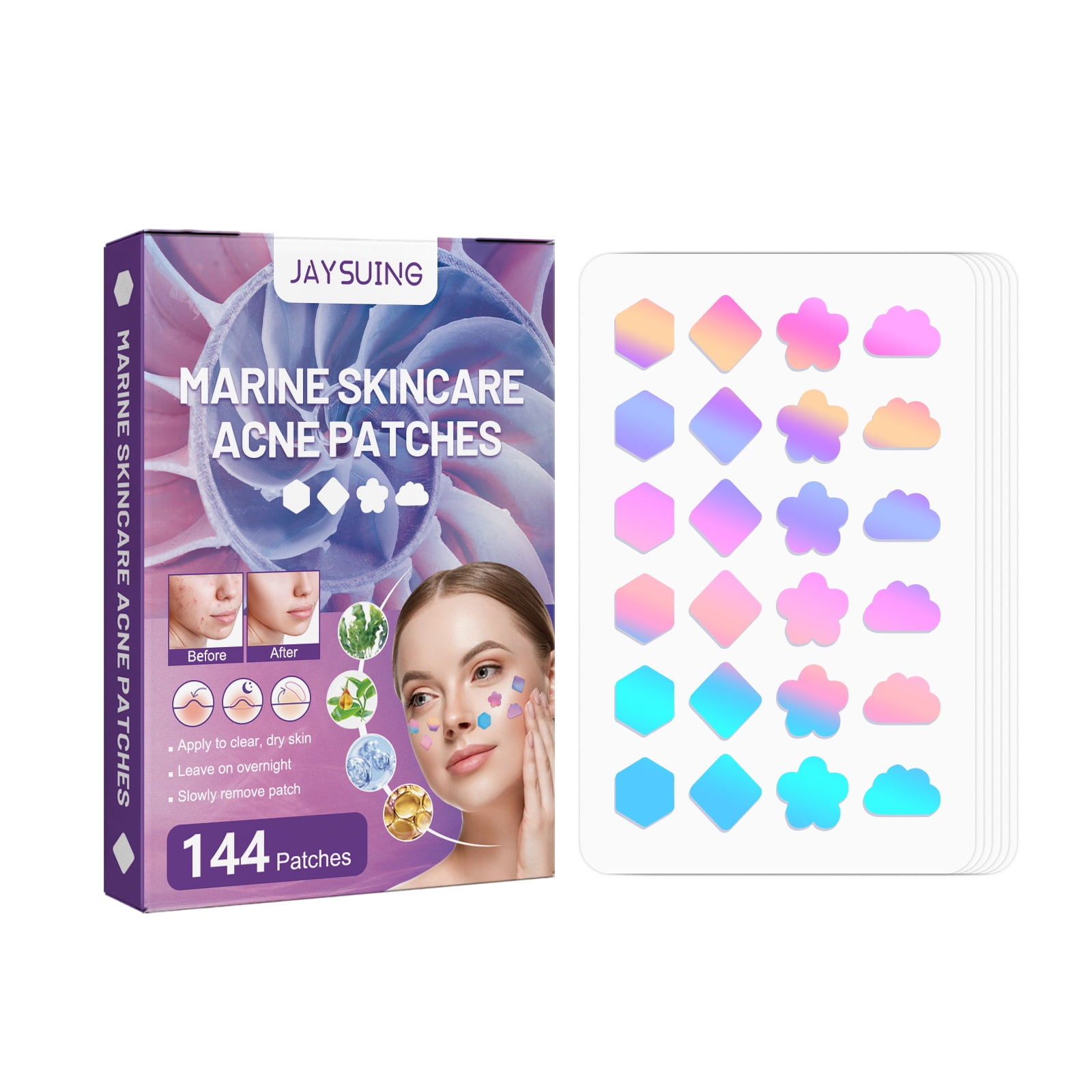 Color Acne Patch Repair Acne blemishes Fade spotty Acne hydrocolloid ...