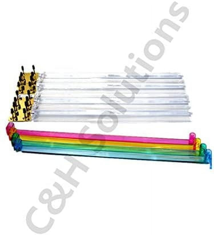 Color Acrylic Mahjong Pushers 18'' - Set of 4 and Clear Acrylic Mahjong ...