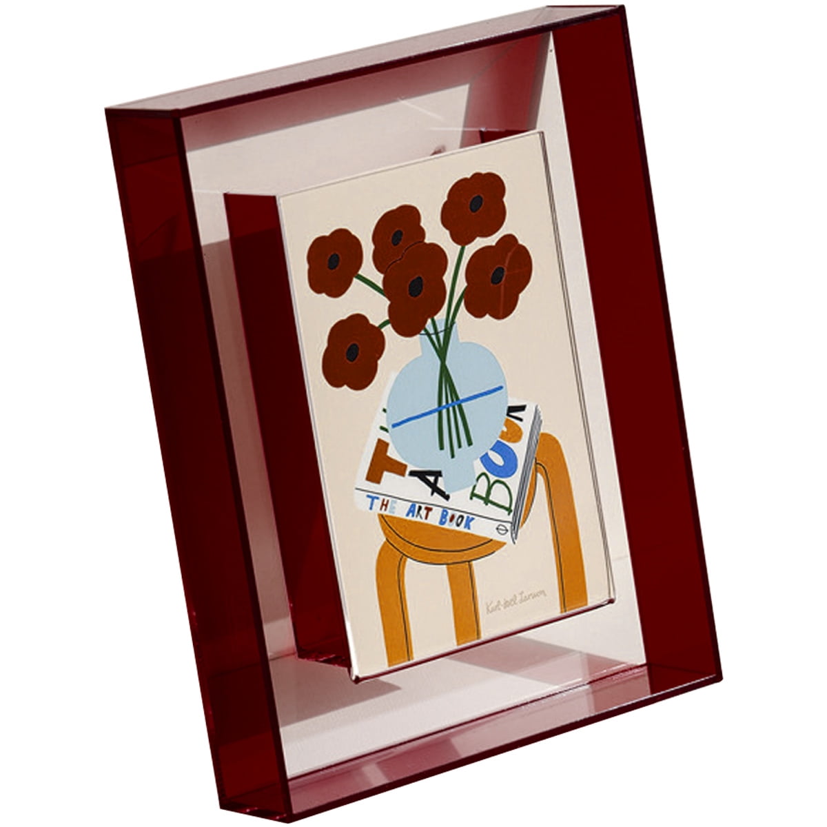 Color Acrylic Photo Frame Double-Sided Transparent Photo Frame Table 6 ...