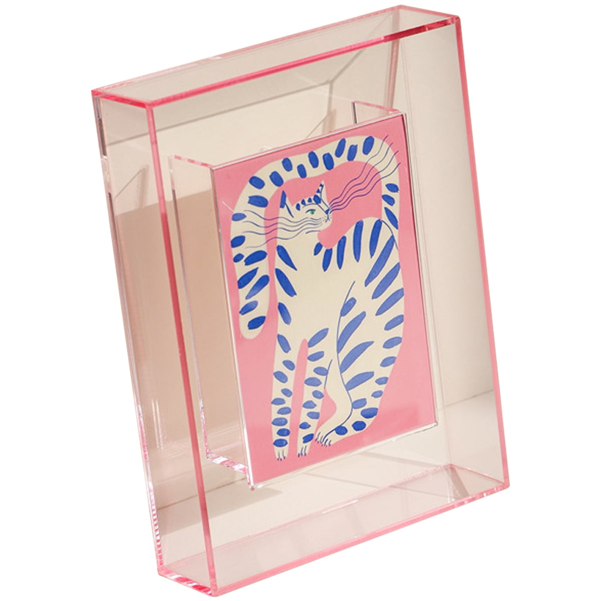 Color Acrylic Photo Frame Double-Sided Transparent Photo Frame Table 6 ...