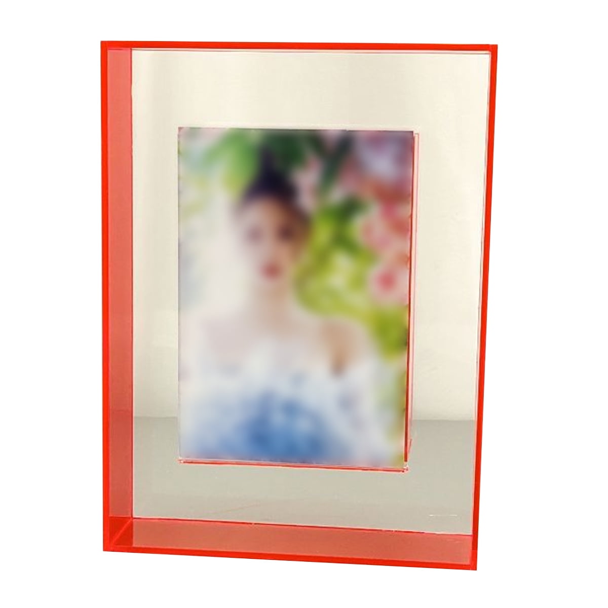 Color Acrylic Photo Frame Double-Sided Transparent Photo Frame Table 6 ...