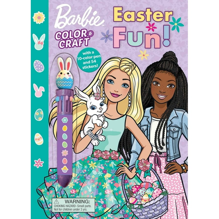 barbie easter coloring pages