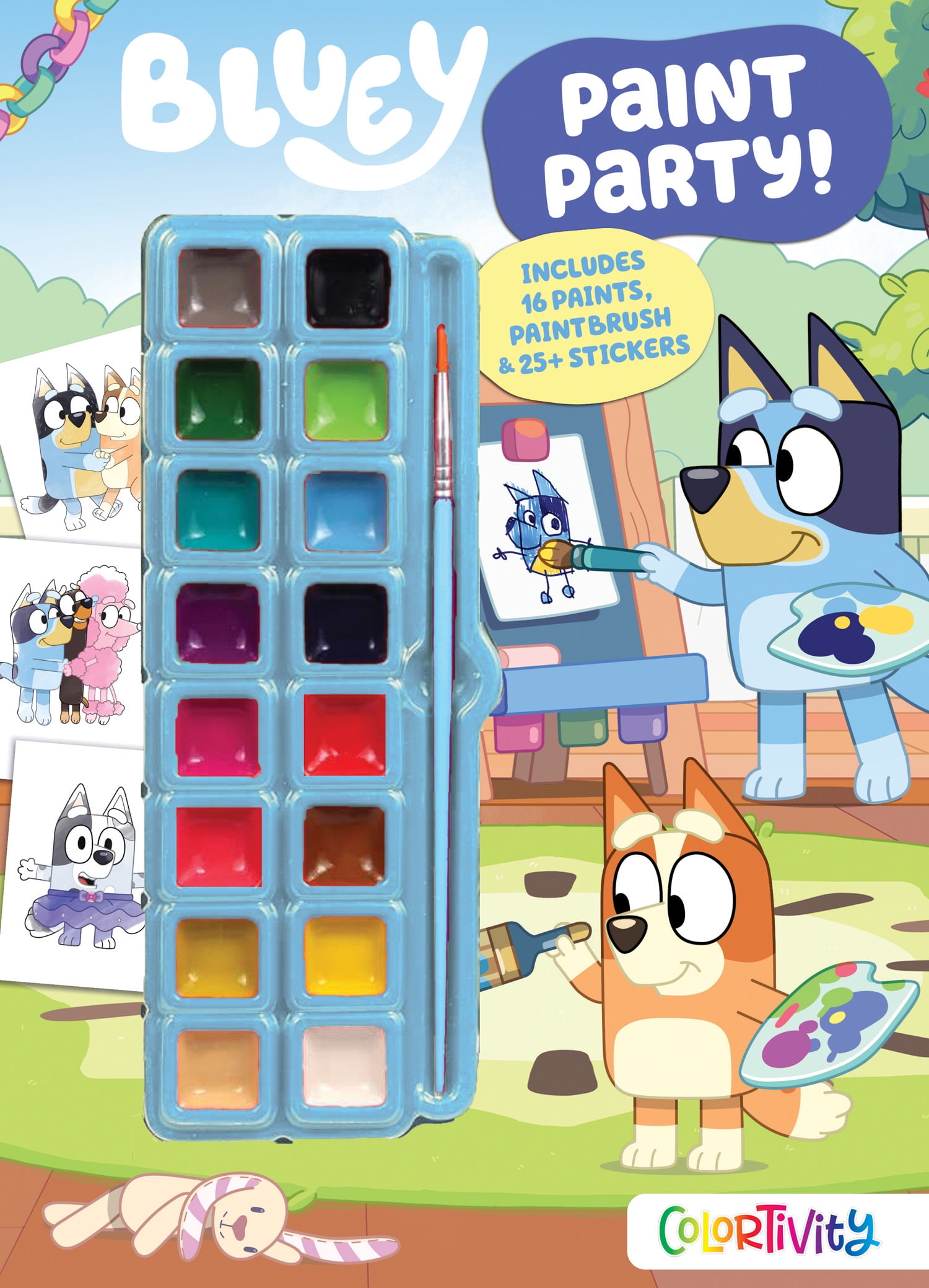 EDITORS OF STUDIO FUN INT: Bluey Colortivity: Paint Party! (Paperback ...