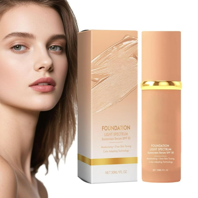 Color Adapting Foundation, 4 in 1 Medium Spectrum Color Matching ...