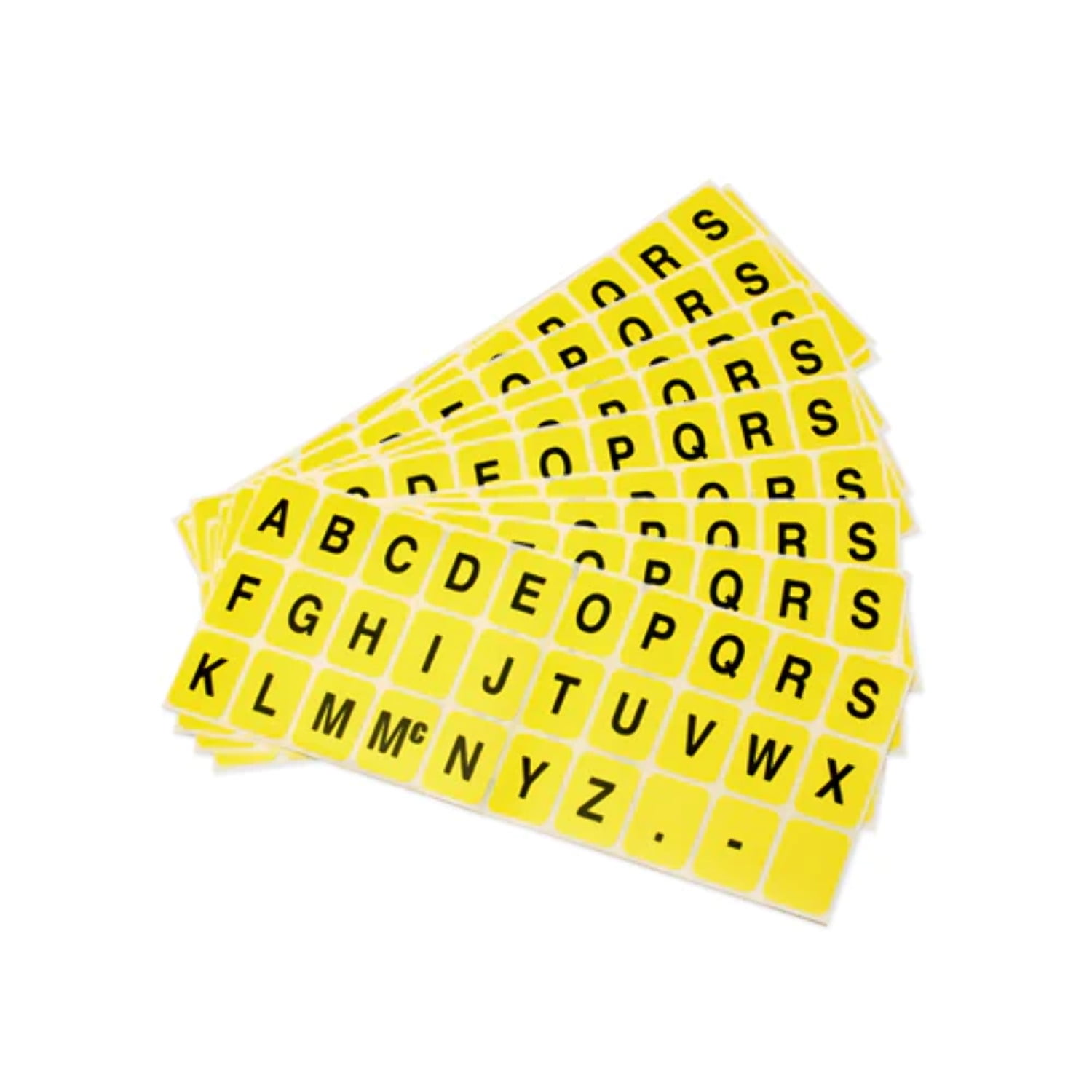 Color Alphabet Labels: A-Z - 1 x 3/4: 10 sheets of single color per ...