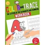 Color And Trace The Letters Of The Alphabets And Numbers: Preschool ...