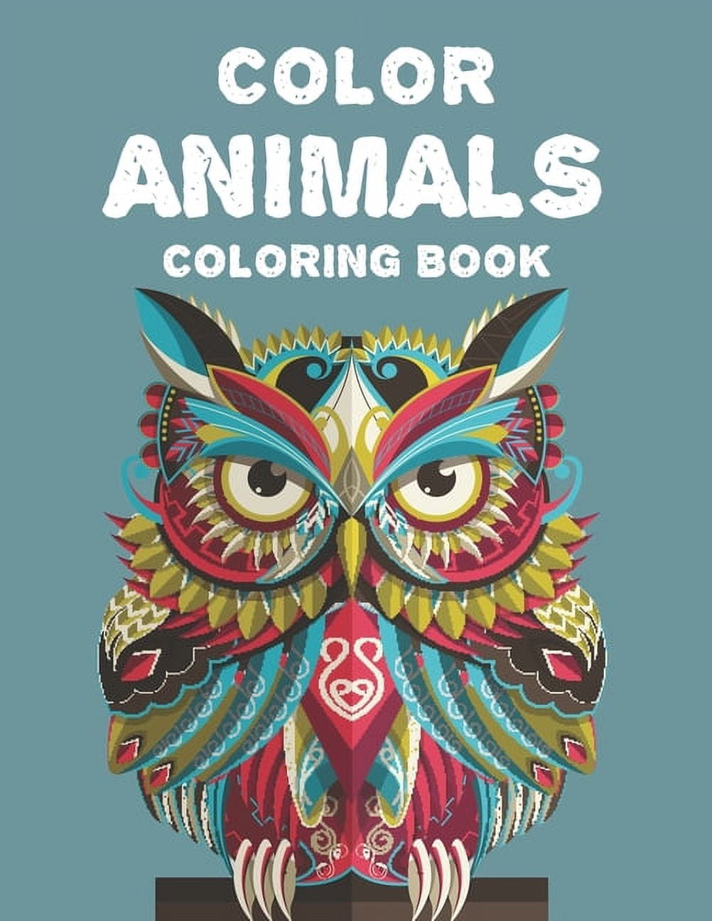 Color Animals Coloring Book: Beautiful Animals Coloring Pages For ...