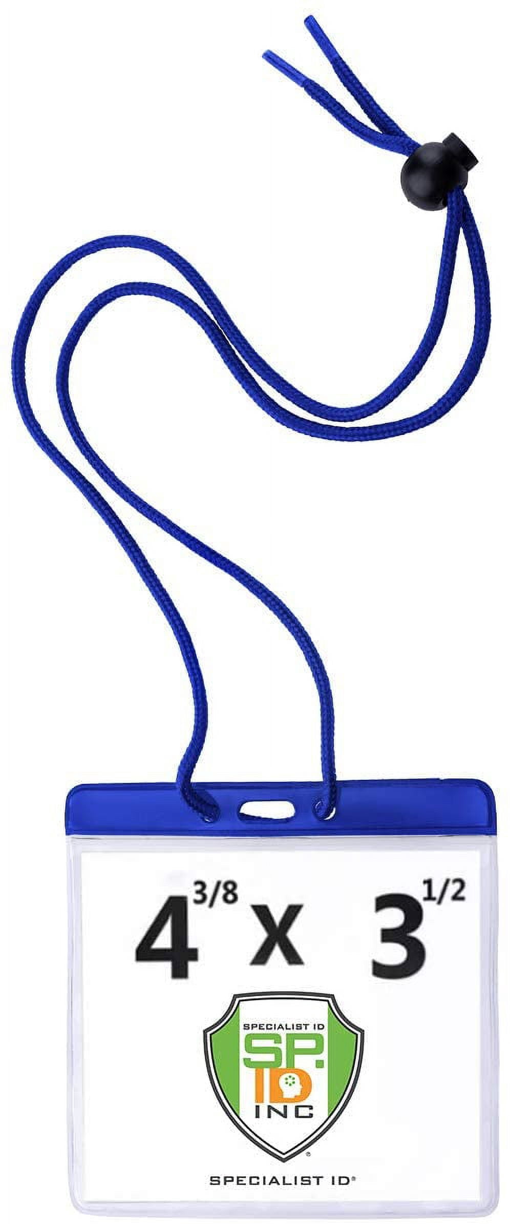 Color Badge Holder Horizontal with Lanyard - Extra Large Color Top Card ...