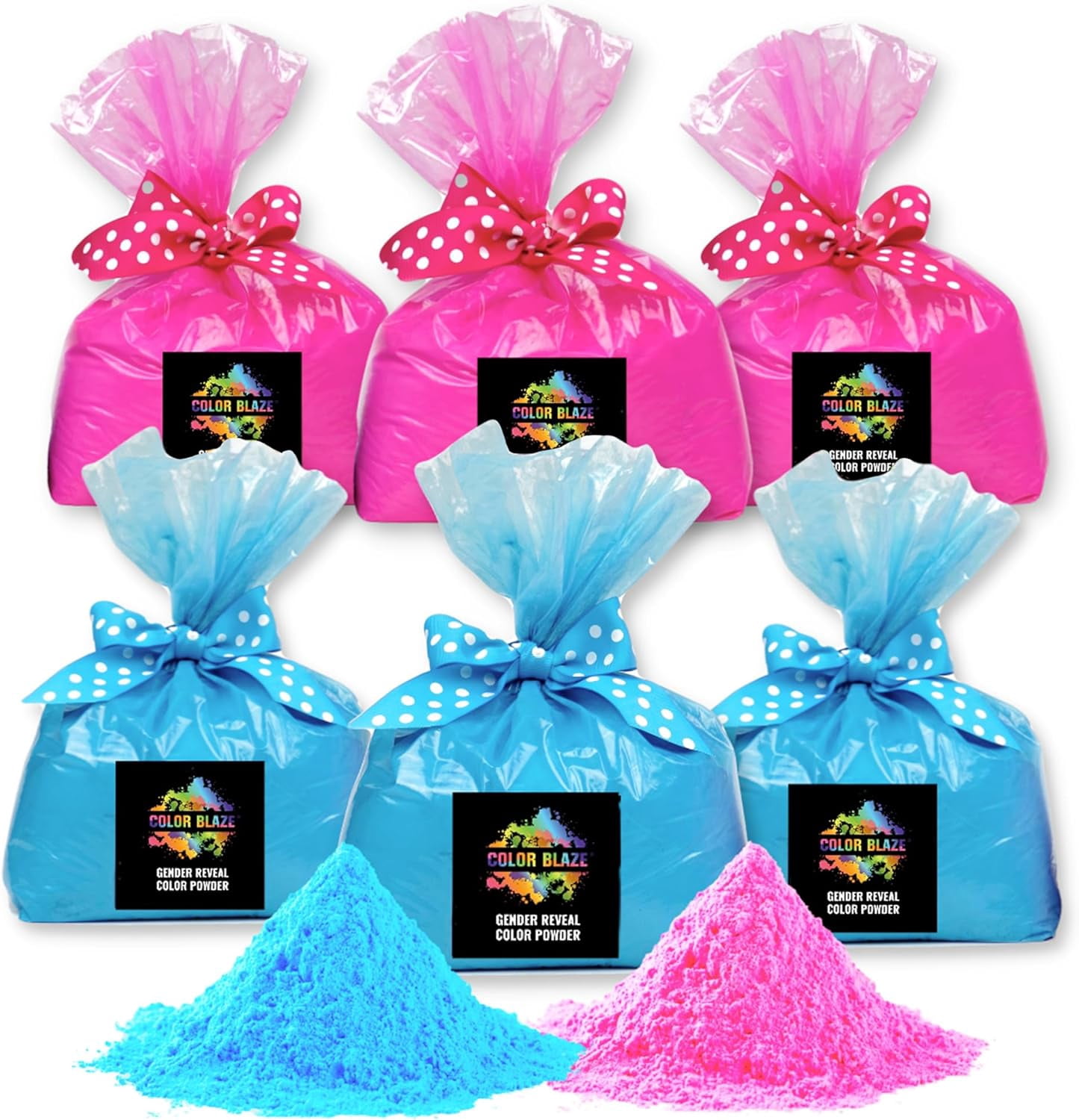 Pink And Blue Powder