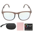 Color Blind Glasses Foldable Portable Coffee Frame Color Correction Glasses For Red Green