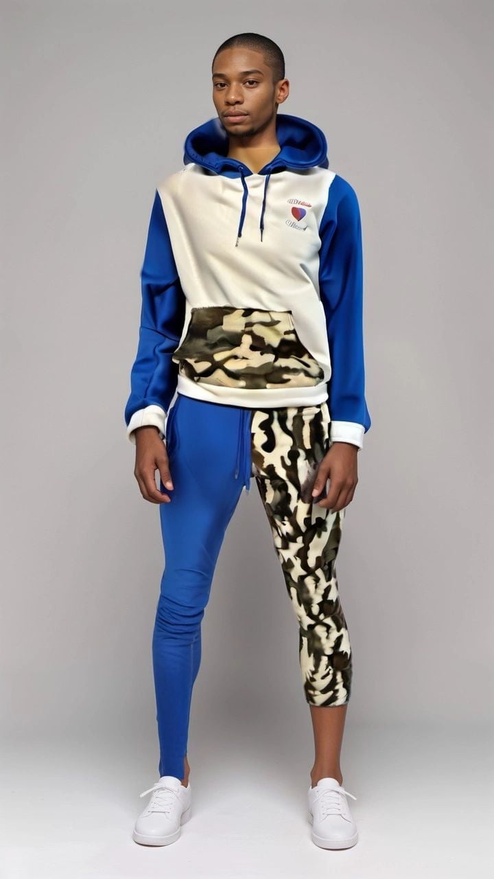 Color Block Fleece Sweatsuits (Men's) - Walmart.com