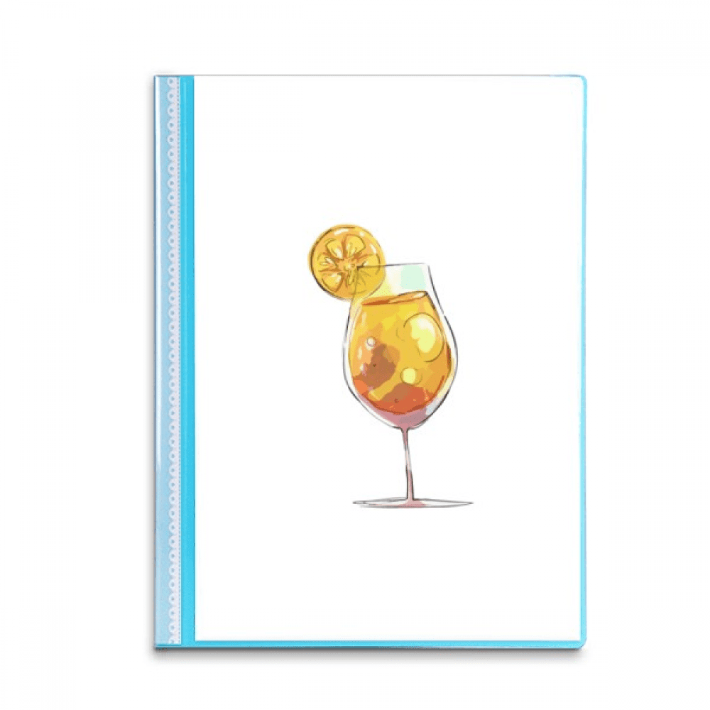 Color Block Genre Goblet Juice Stemware Book Sheet Protectors Portfolio ...
