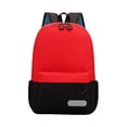Color Block Large Capacity Casual Daypack – Multi-Pocket Lightweight ...